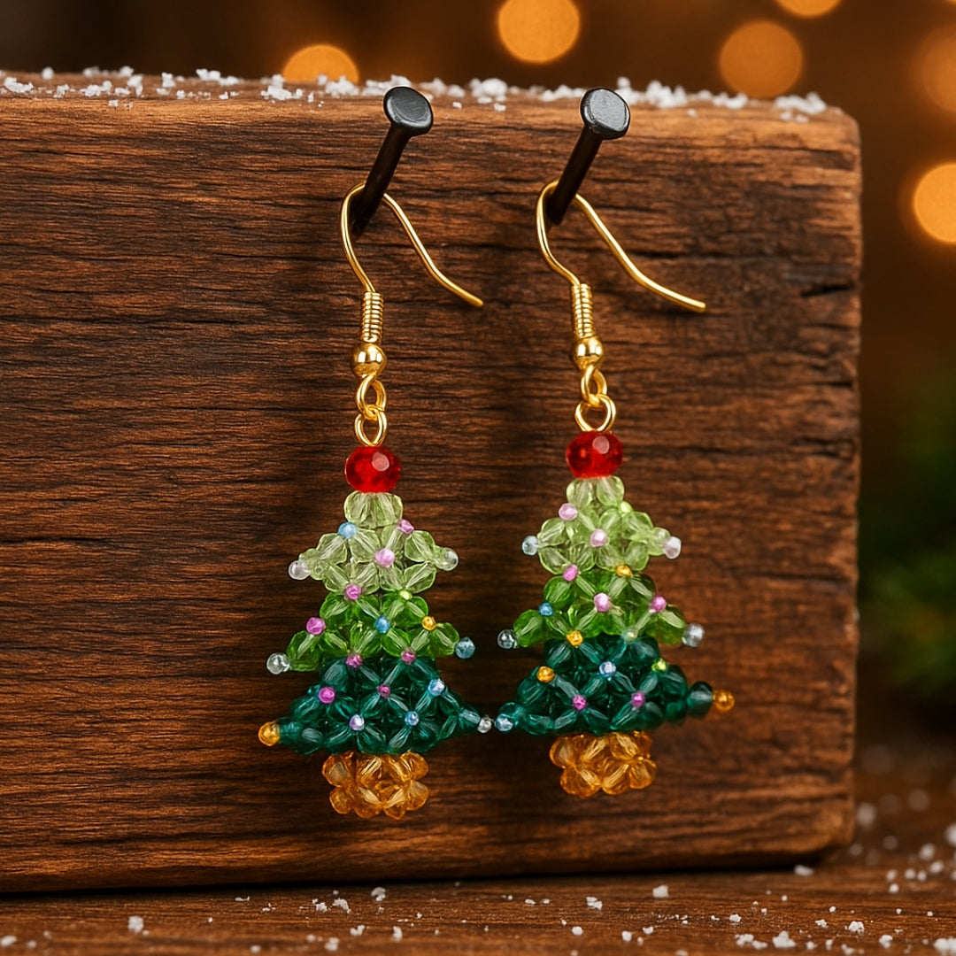 Crystal Evergreen Dangle Earrings – Amelia Jewelry