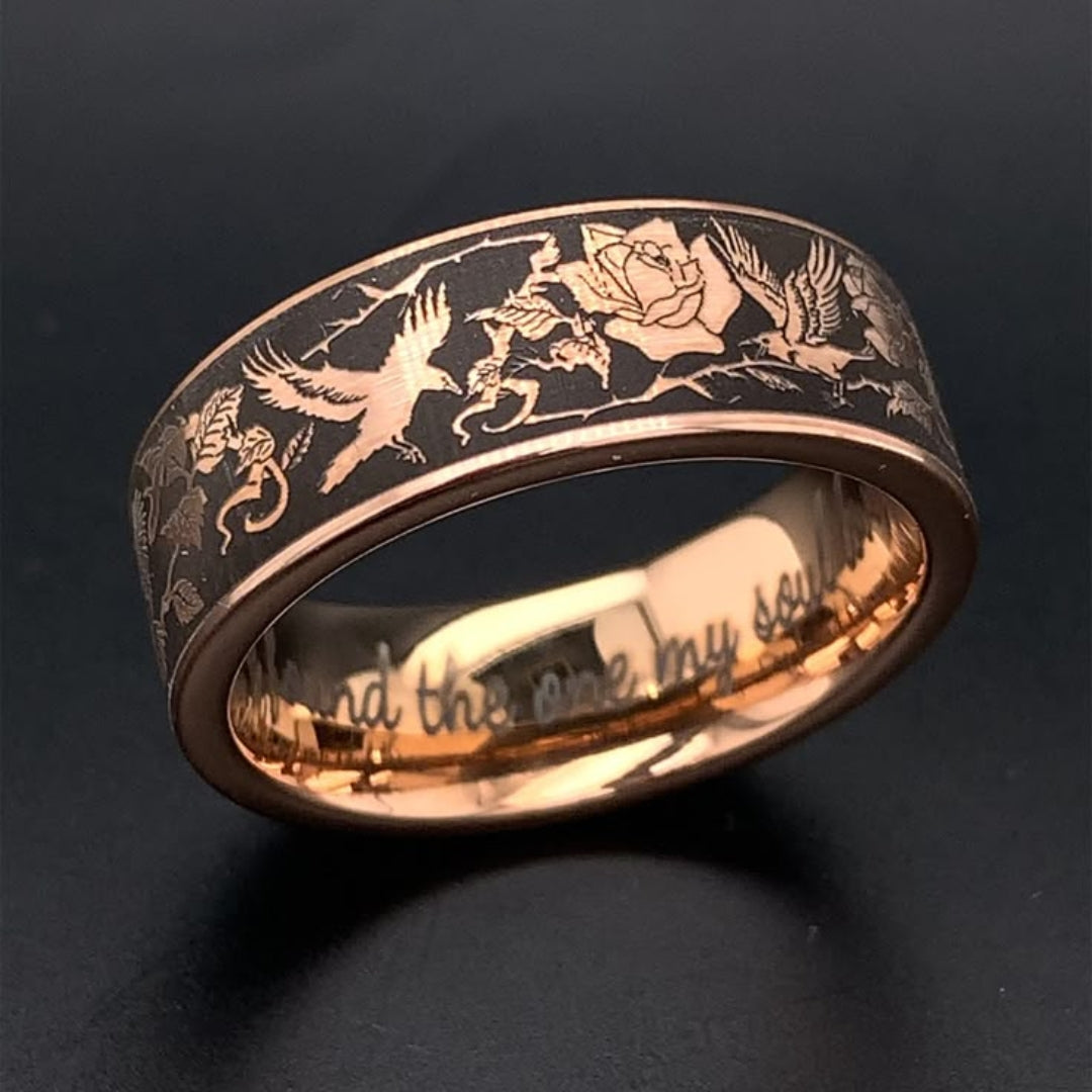 Eagle Rose Trail Ring – Amelia Jewelry