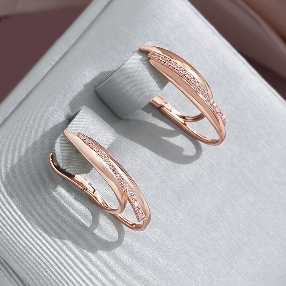 Elegant Bright Golden Earrings – Amelia Jewelry