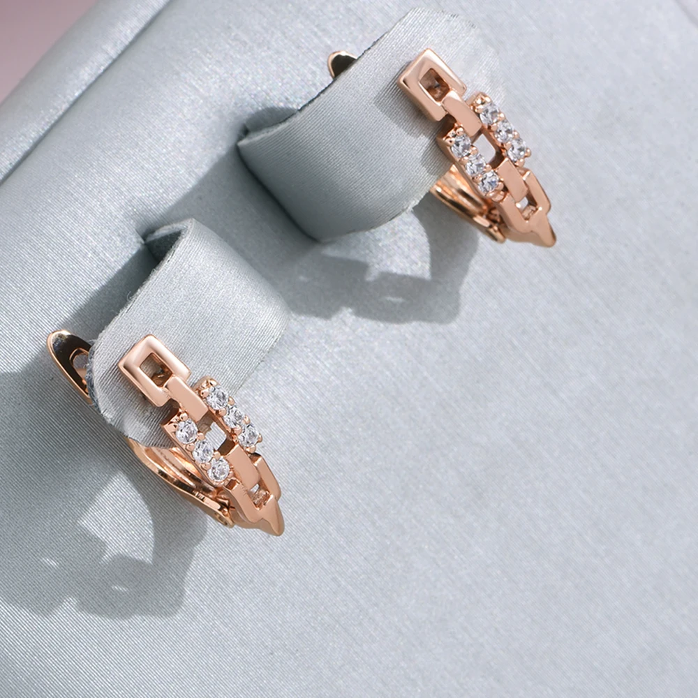 Elegant Bright Gold Earrings – Amelia Jewelry