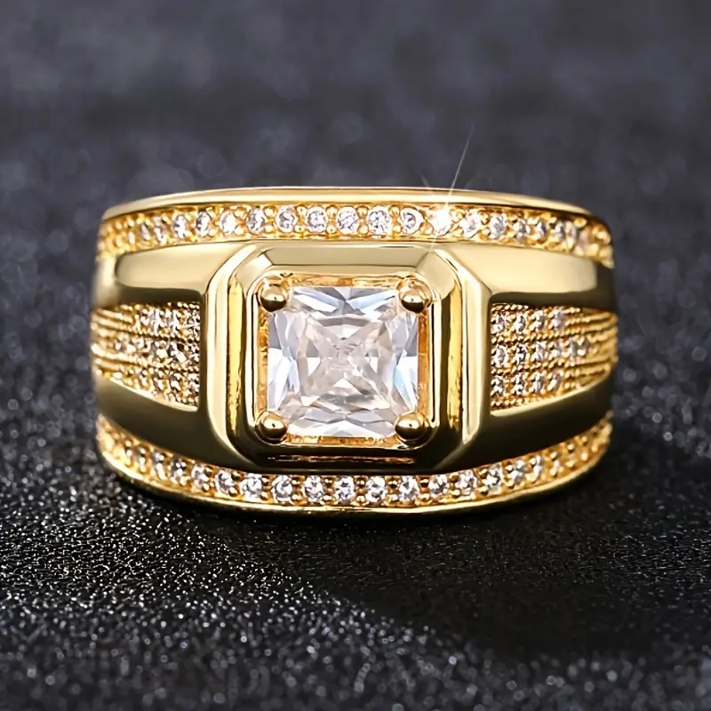 Gold Bright Ring – Amelia Jewelry