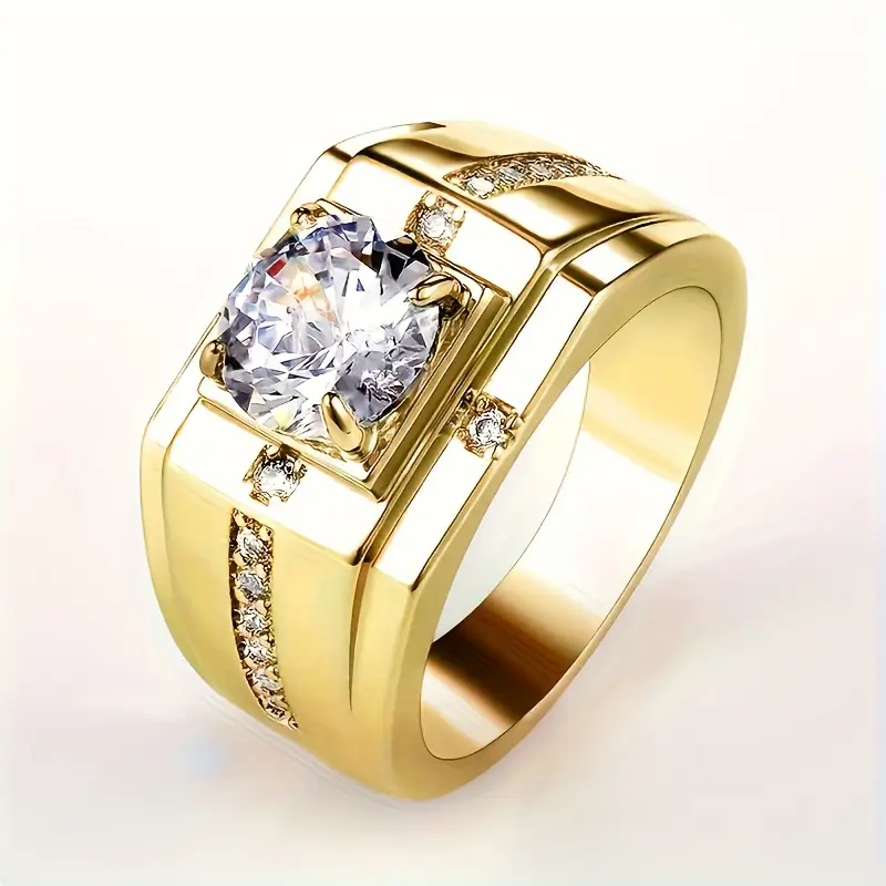 Bright Spark Gold Ring – Amelia Jewelry